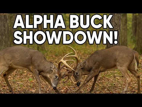 “Big Bucks Battle for Dominance! Who Will Be the Alpha of the Forest?”