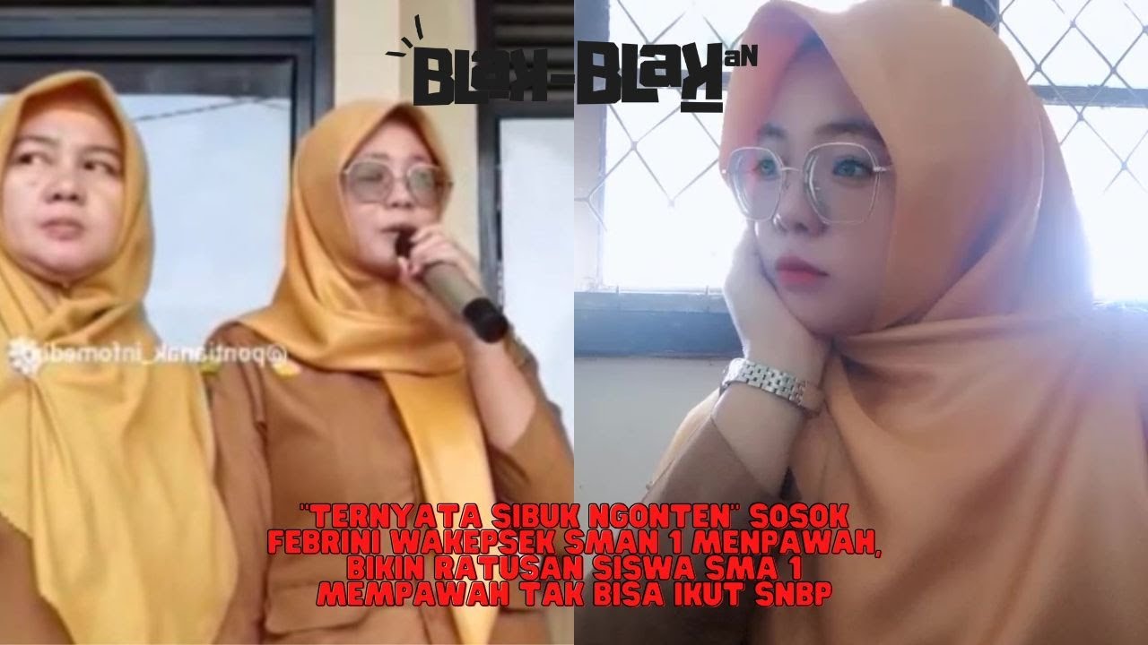 "Ternyata Sibuk Ngonten" Sosok Febrini Wakepsek SMAN 1 Menpawah, Buat ...
