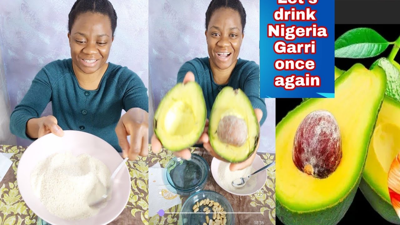 MUKBANG/ DRINKING GARRI IN WINTER / NIGERIA GARRI / LET'S DRINK GARRI ...