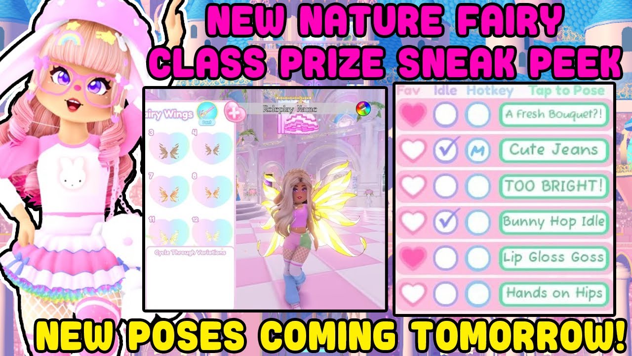 NEW NATURE FAIRY CLASS PRIZE SNEAK PEEK And New Poses Coming Tomorrow ...