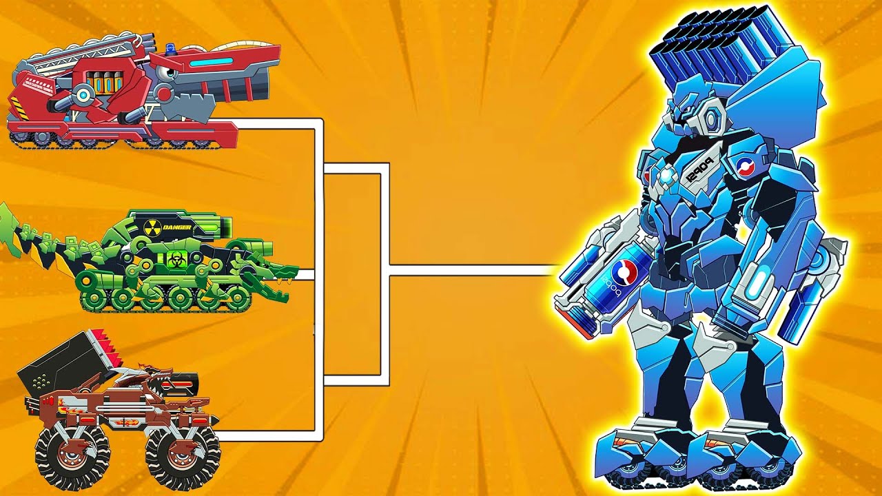 Tranformers Tank CoCa Robot vs Pochita Tank - Chiến Binh Cuối Cùng Mạnh ...