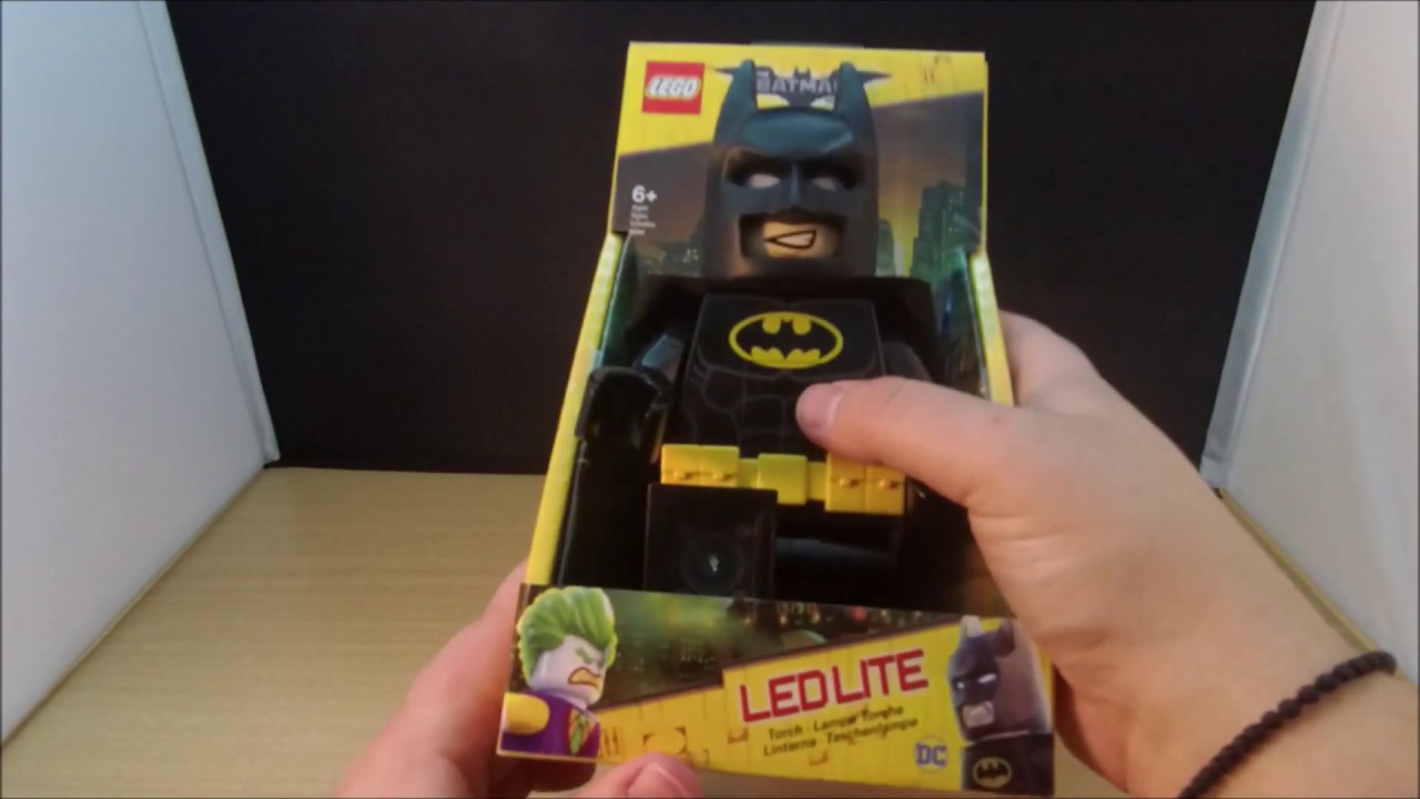 Lego® Batman Led Torch 21cm unboxing & review by SerresBrickWorkshop ...