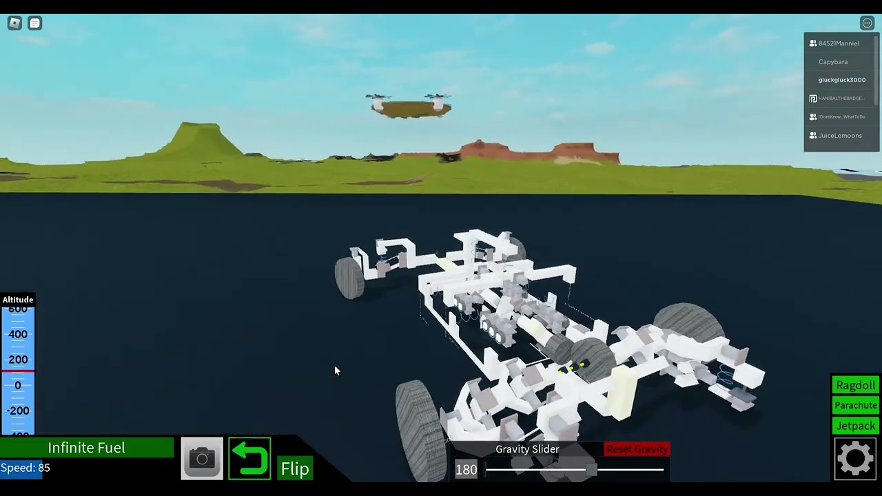 Boxer 4 hover piston engine car with 4 wheel suspension plane crazy ...