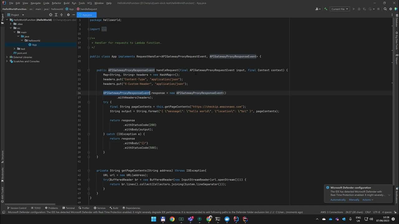 AWS Lambda Debug - YouTube