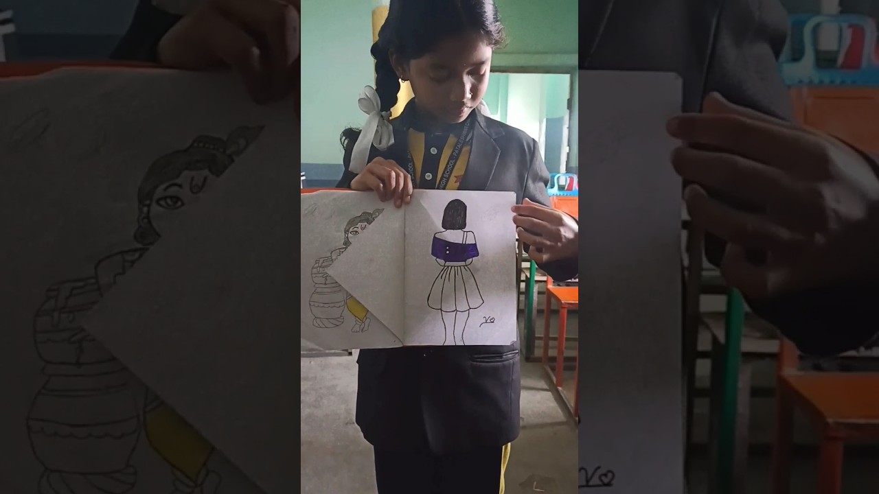 6th Class students Art Talent 🤗 plz likes and Share friends and ...