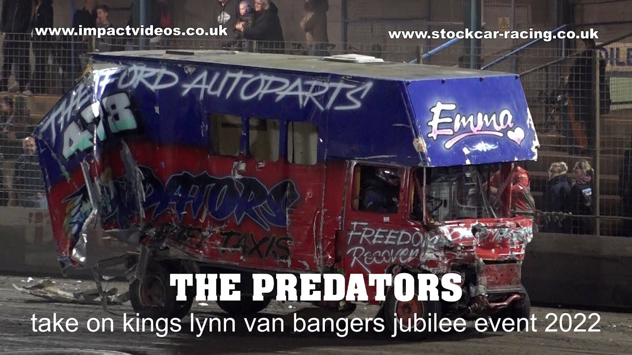 The Predators Banger Racing Team take on Kings Lynn Van Bangers Jubilee ...