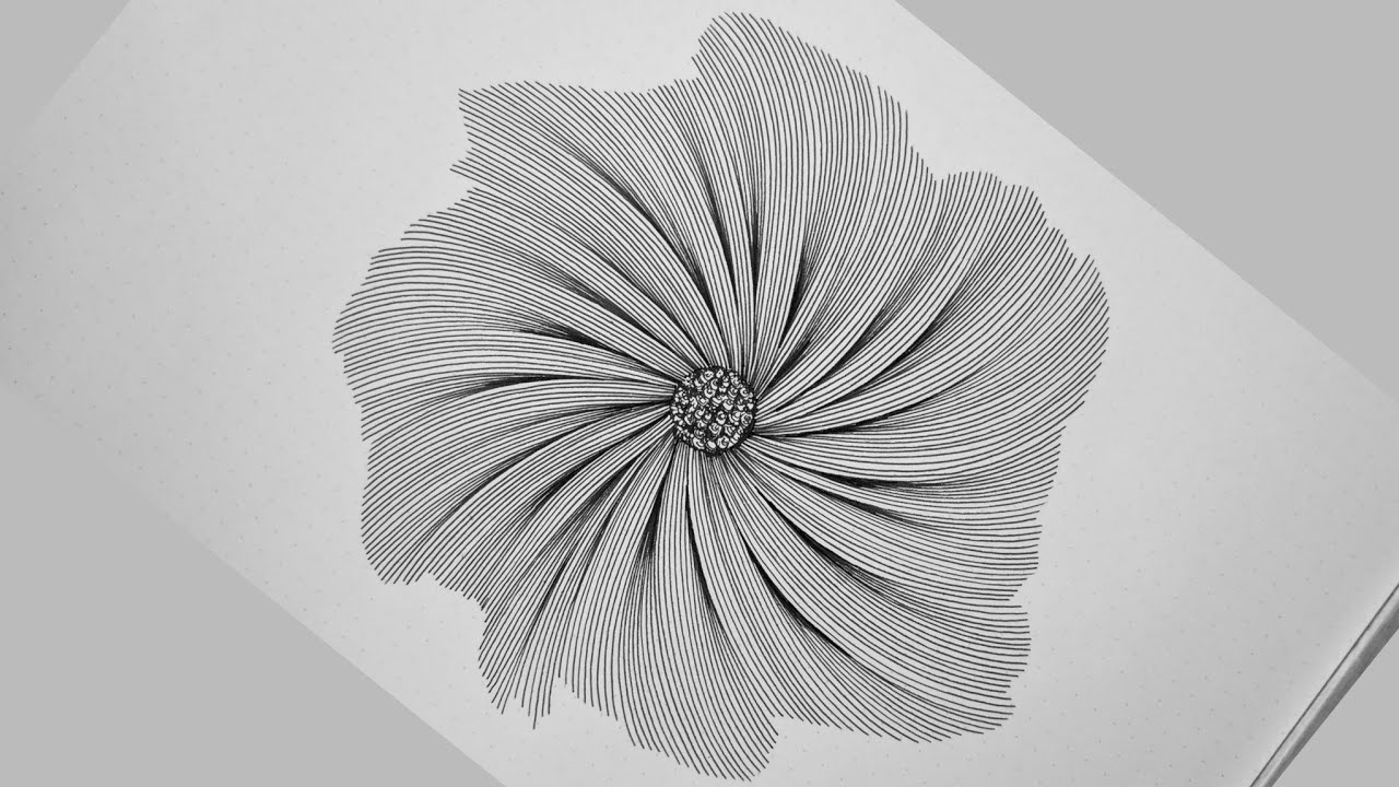 abstract linear Artwork pattern illustration - YouTube