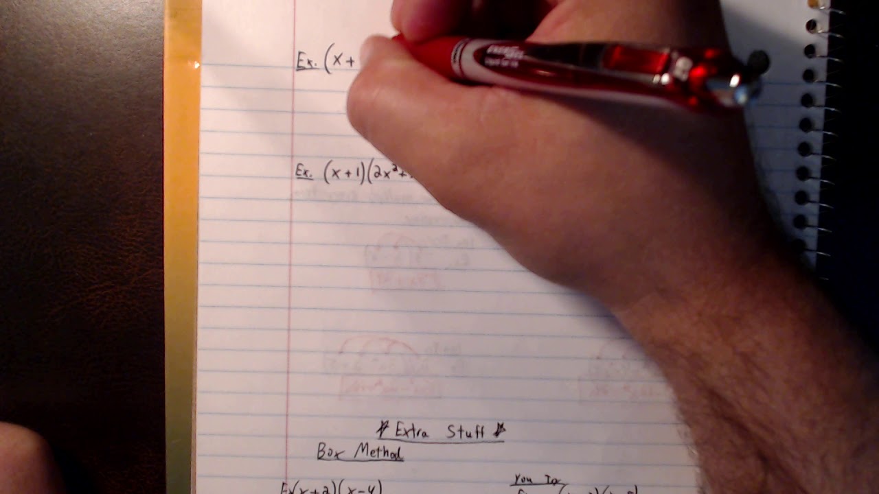 Lesson 3 Distribution and FOIL - YouTube