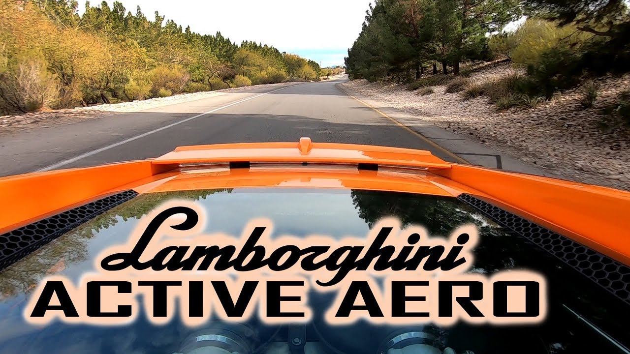Lamborghini Active Aero - YouTube