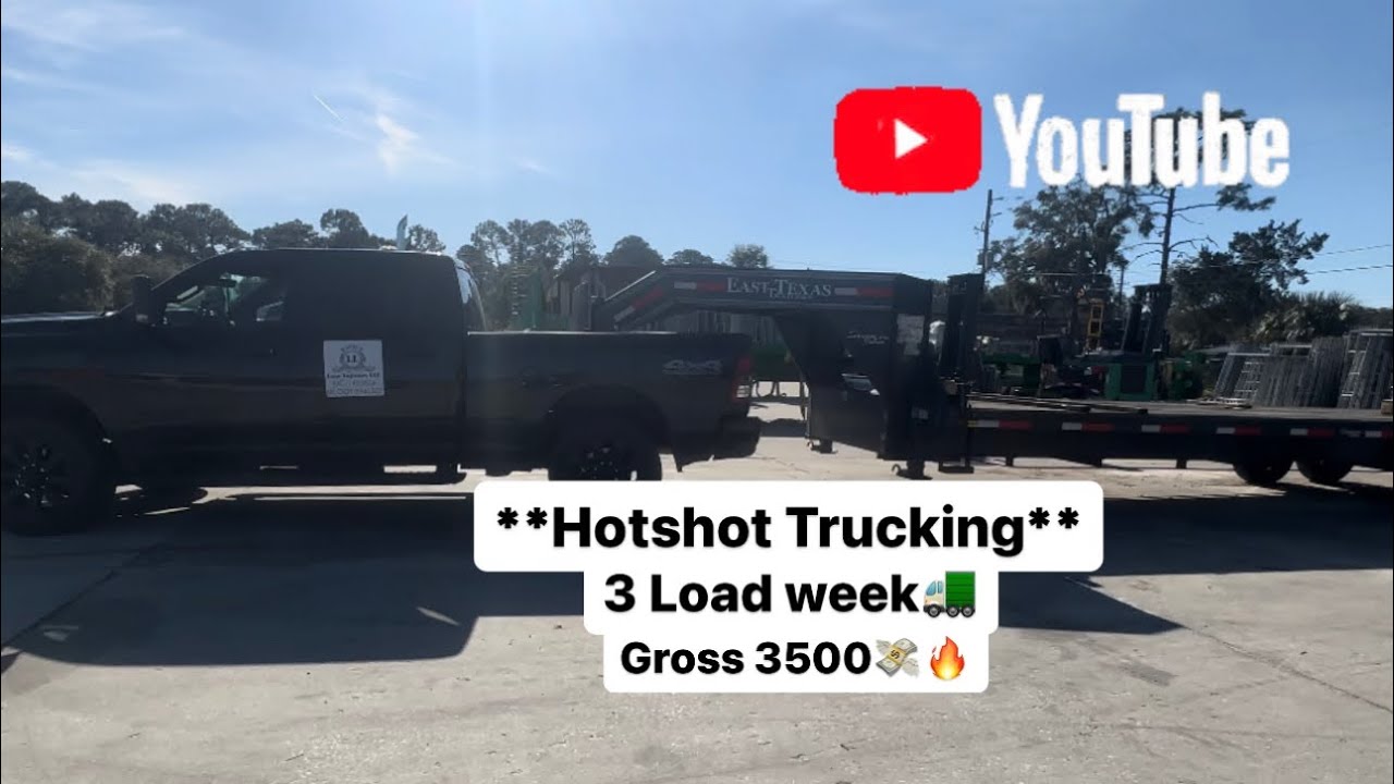 **Hotshot Trucking** 3 Load week 🚛 Grossed 3500💸🔥 - YouTube