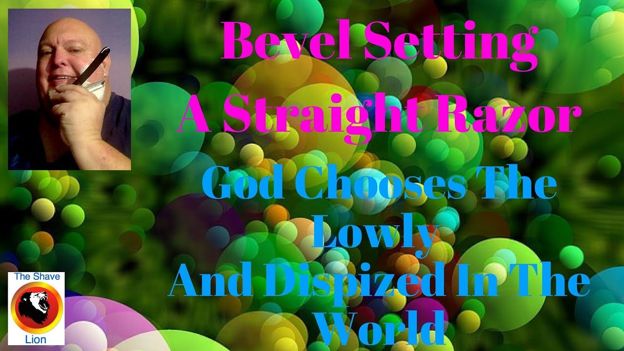 Bevel Setting A Straight Razor Episode 215 - YouTube