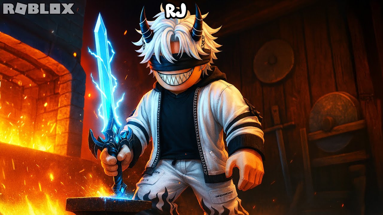 I FORGED AN OP SWORD IN Roblox The Forge!! - YouTube