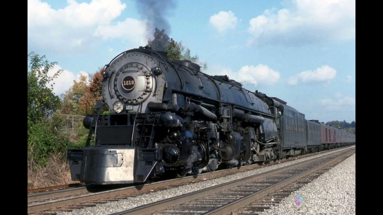 Norfolk & Western #1218 hooter whistle SFX - YouTube