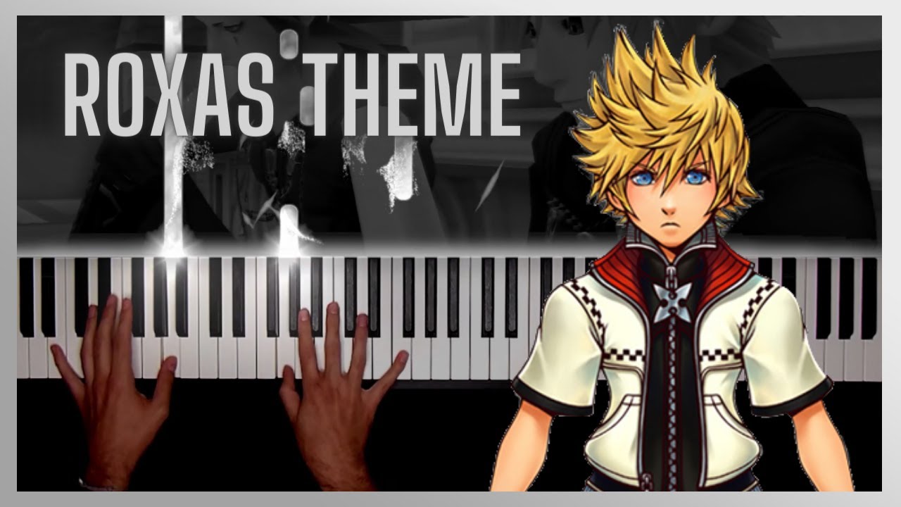 Roxas Theme Piano Cover - Kingdom Hearts Piano Collections - YouTube