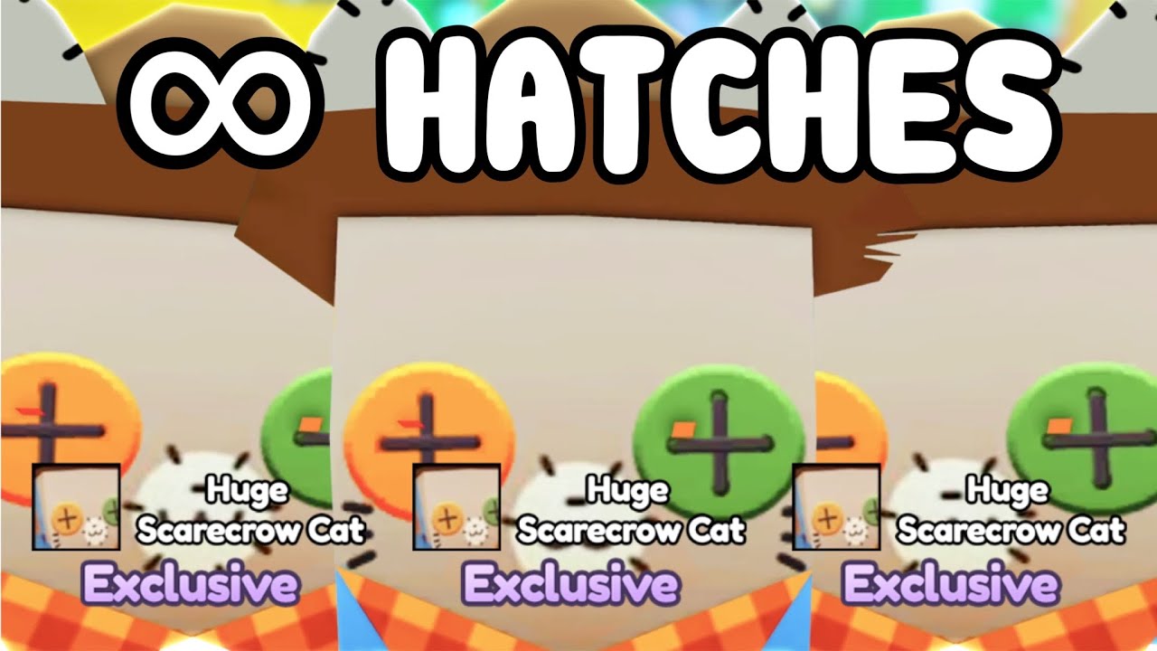 🥳 How To Hatch *INFINITE* HUGE SCARECROW CATS In Thanksgiving Pet ...