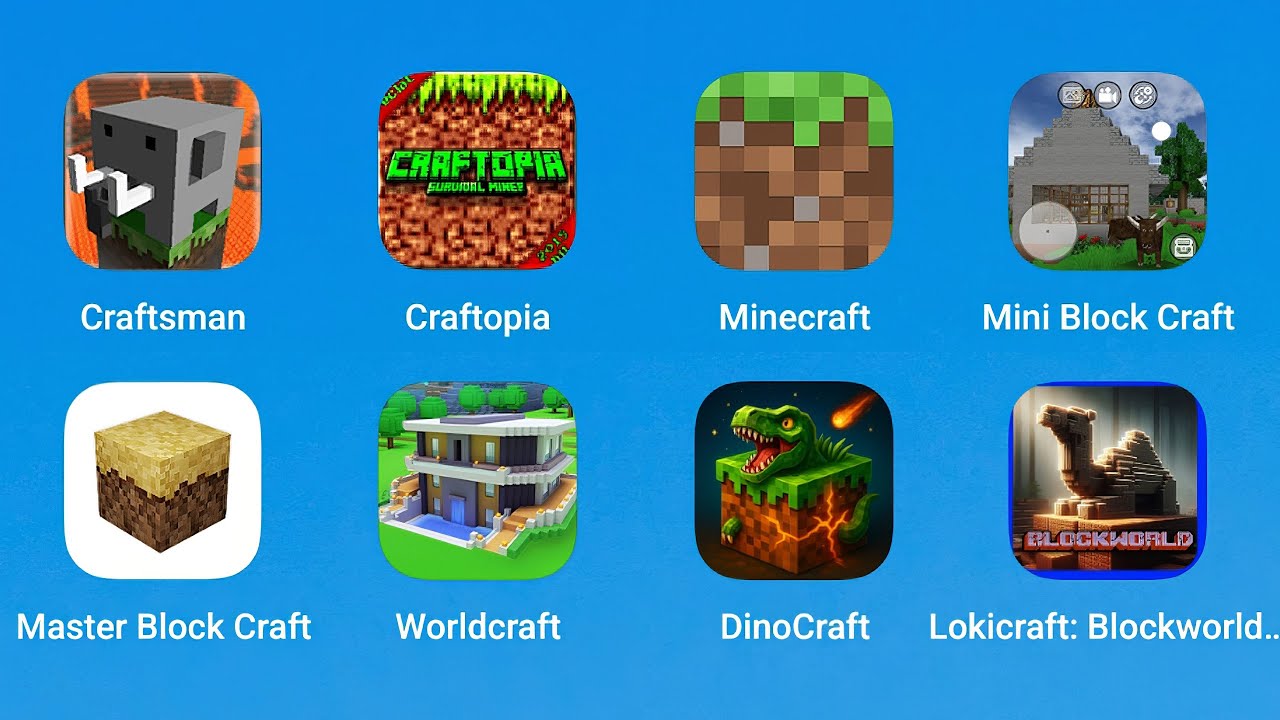 Craftsman, Craftopia, Minecraft, Mini Block Craft, Master Block Craft ...