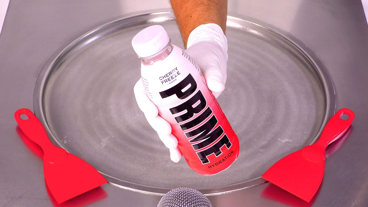 Unbelievable PRIME Cherry Freeze Ice Cream Rolls - You Won't Believe ...