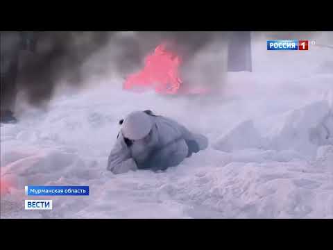 Учения морпехи Северного флота