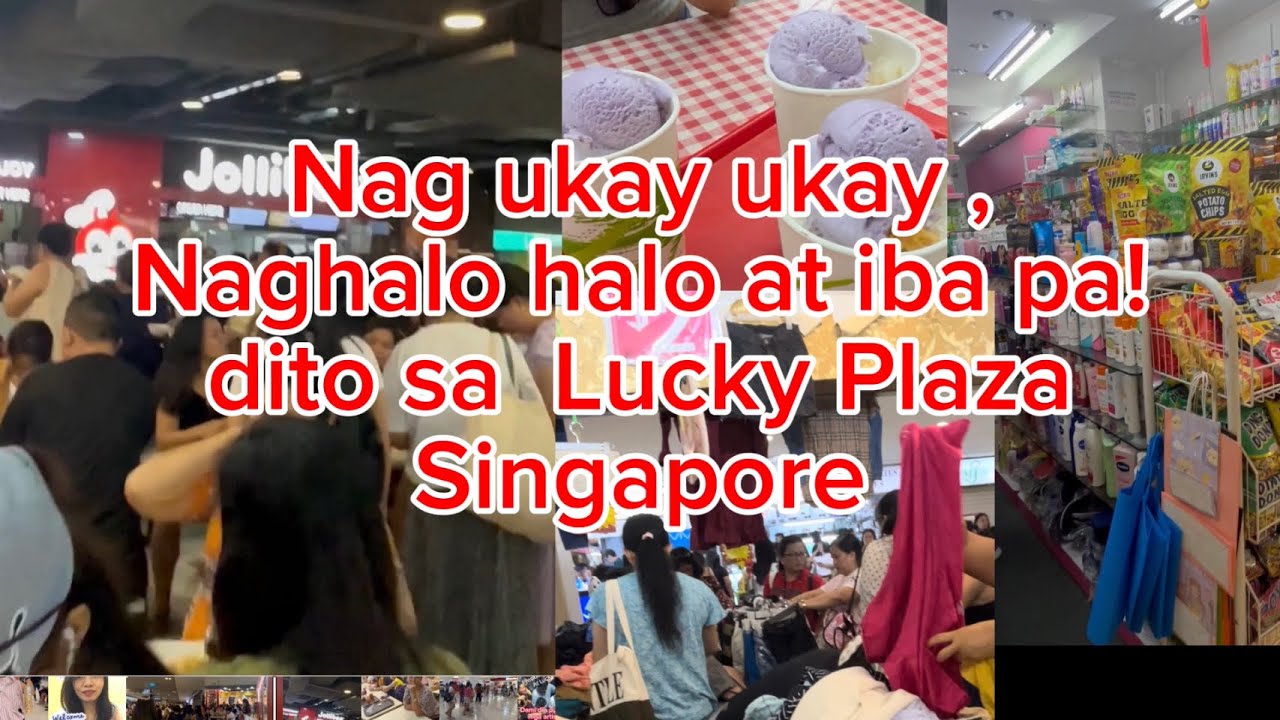 Lucky Plaza, lugar ng mga Pinoy sa Singapore! #titabhuting - YouTube