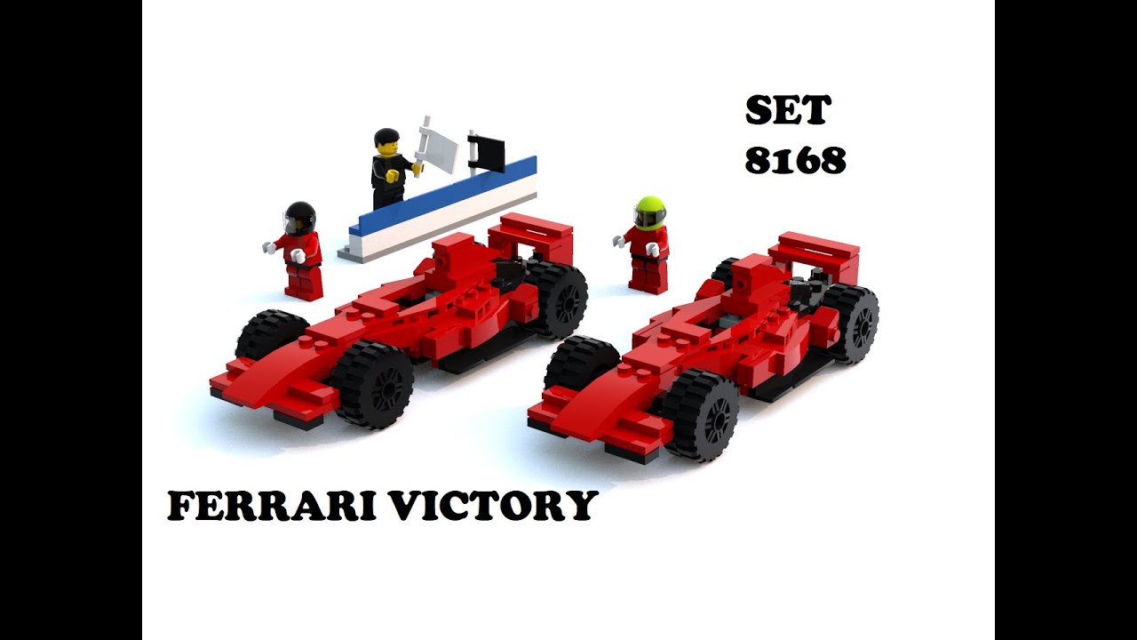 Lego 8168 FERRARI VICTORY Speed Build LDD by PLegoBB - YouTube