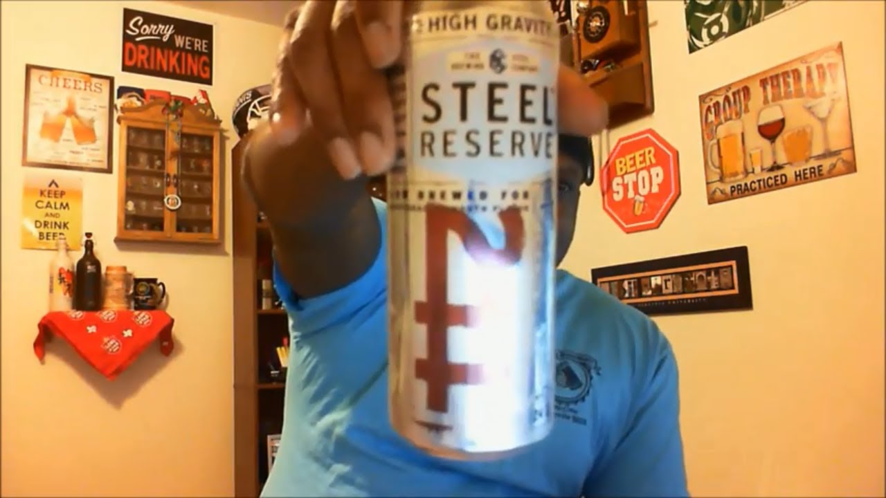 Rod J BeerVentures | Steel Reserve High Gravity Malt Liquor Beer Review ...