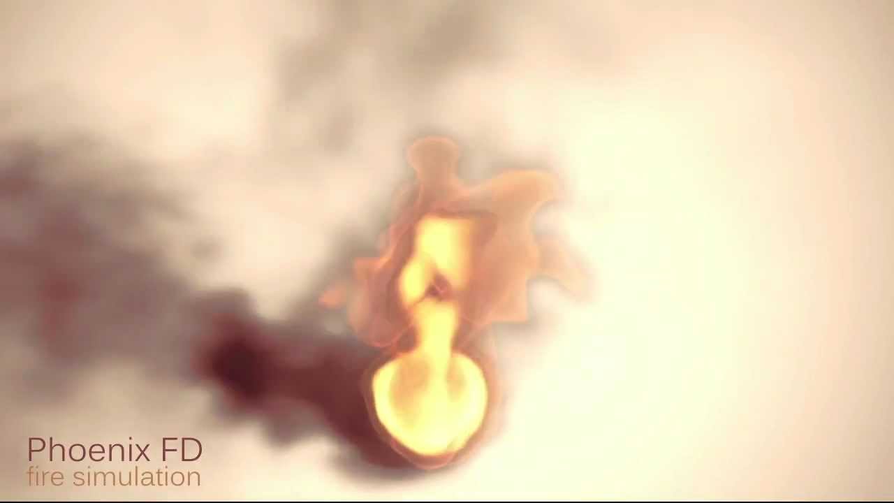Phoenix FD - fire simulation - YouTube