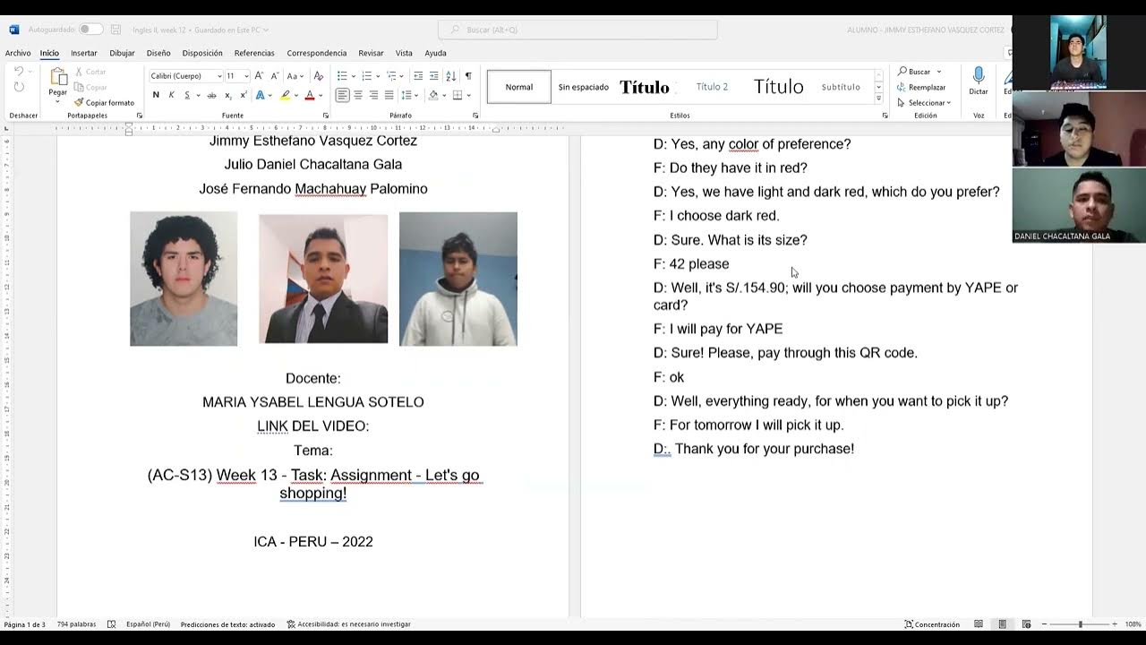 (AC-S13) Week 13 - Task: Assignment - Let's go shopping! - YouTube