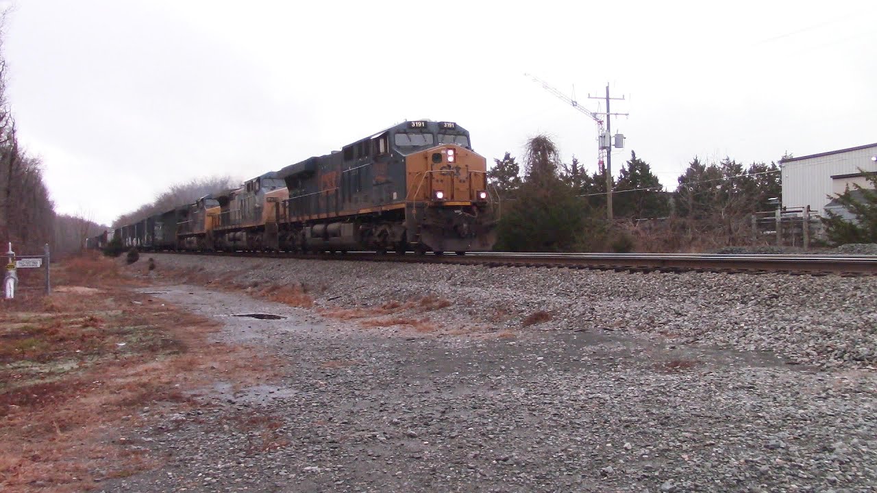 [4K] CSX Q410-30 Eastbound Mix Freight at Featherstone VA - YouTube