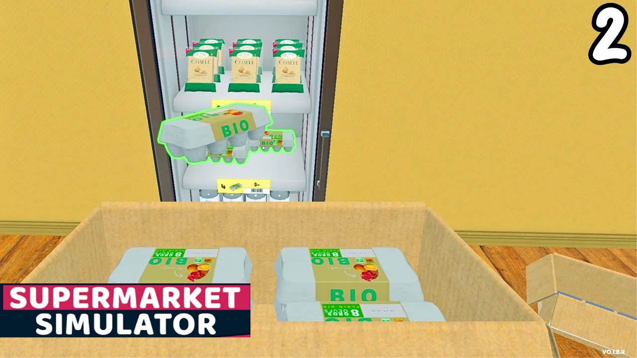 New Items and Fridge ( NO COMMENTARY ) - Supermarket Simulator [E2 ...