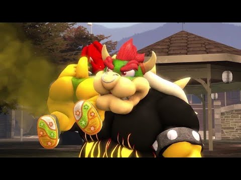 Bowser Helps Bowser Jr 