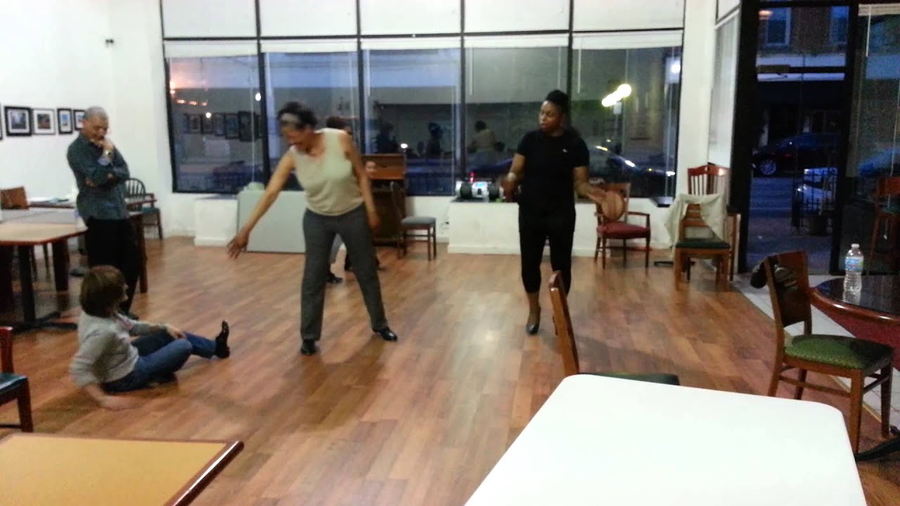 Shim sham class w Ms. Alicia - YouTube