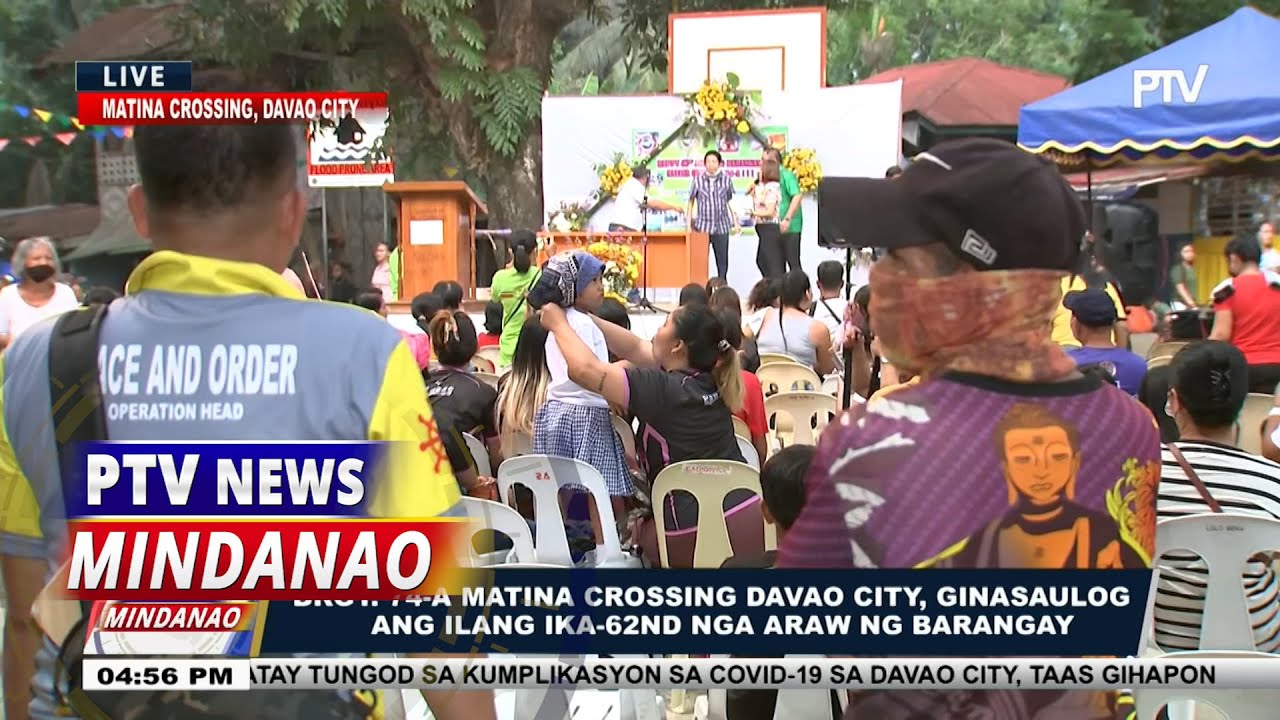 Brgy. 74-A Matina Crossing Davao City, ginasaulog ang ilang ika-62nd ...