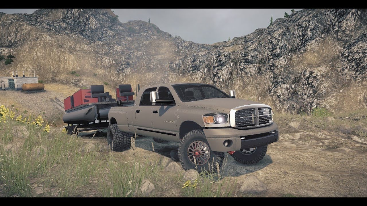 MudRunner Custom 3rd Gen Dodge Ram Mega Cab Dually - YouTube