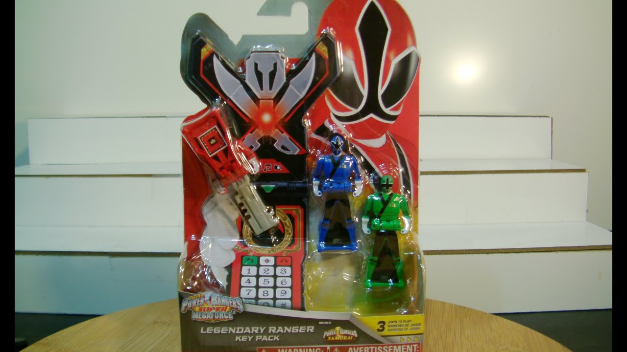 Power Rangers Super Megaforce LEGENDARY KEY PACK Samurai. - YouTube