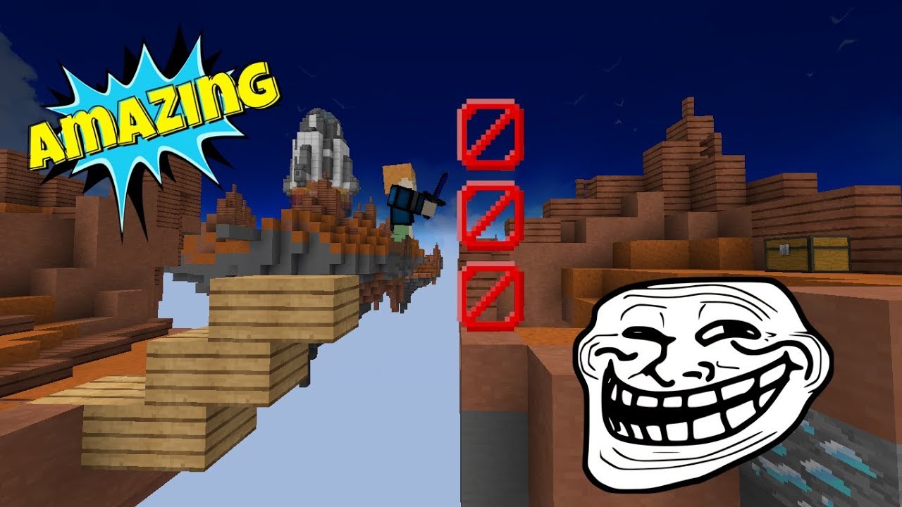 Invisible Block Trap !! ( Hypixel SkyWars Trap ) - YouTube