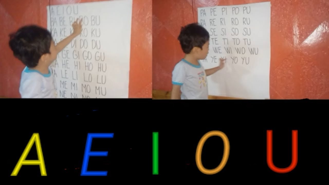 AEIOU Unang pagbasa sa Alpabetong Pilipino [First steps in reading ...