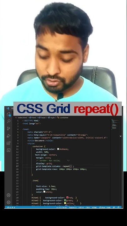Grid Repeat In CSS - YouTube