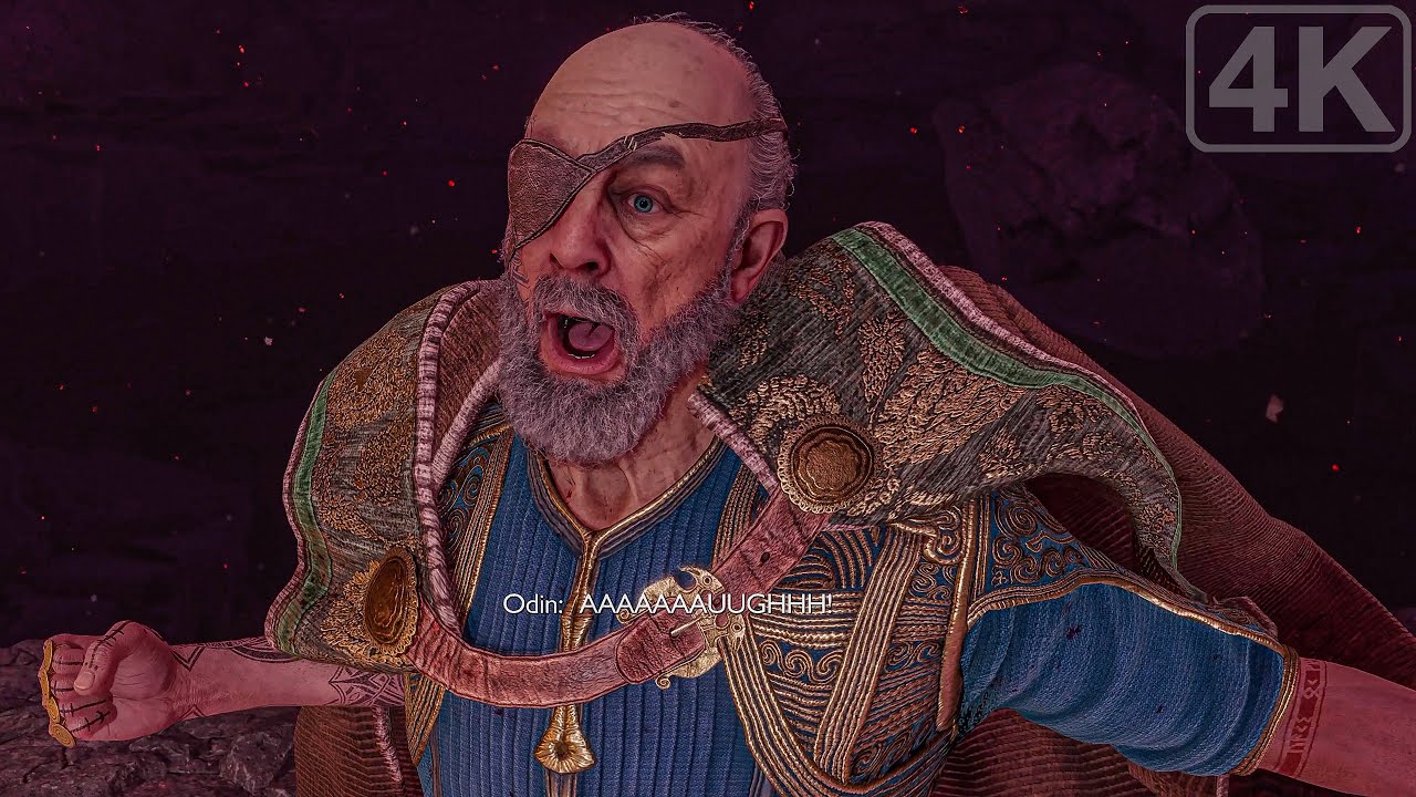 Odin Boss Fight|god Of War Ragnarök|ps5 Youtube