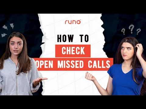 How to check your team’s open Missed Calls | Web Version | Runo - YouTube