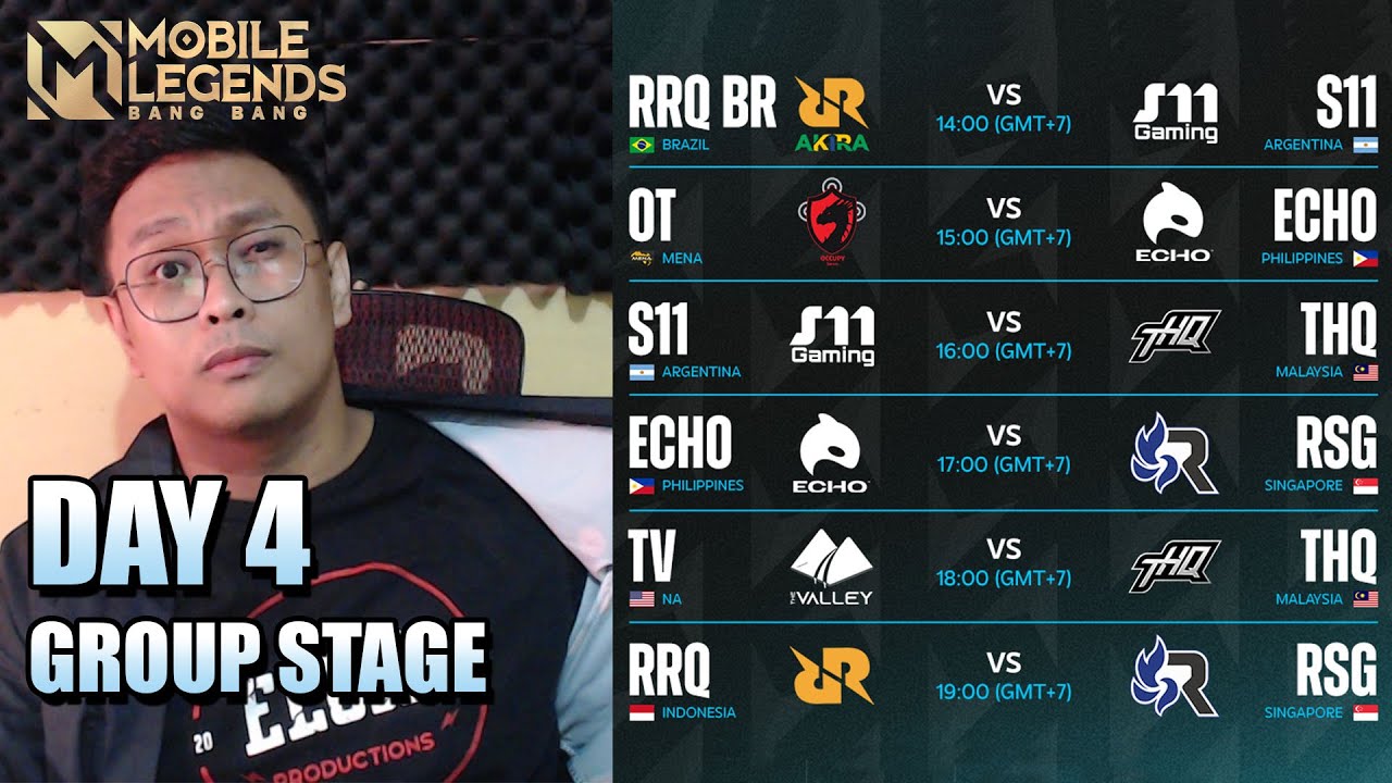 DAY 4 M4 GROUP STAGE - YouTube