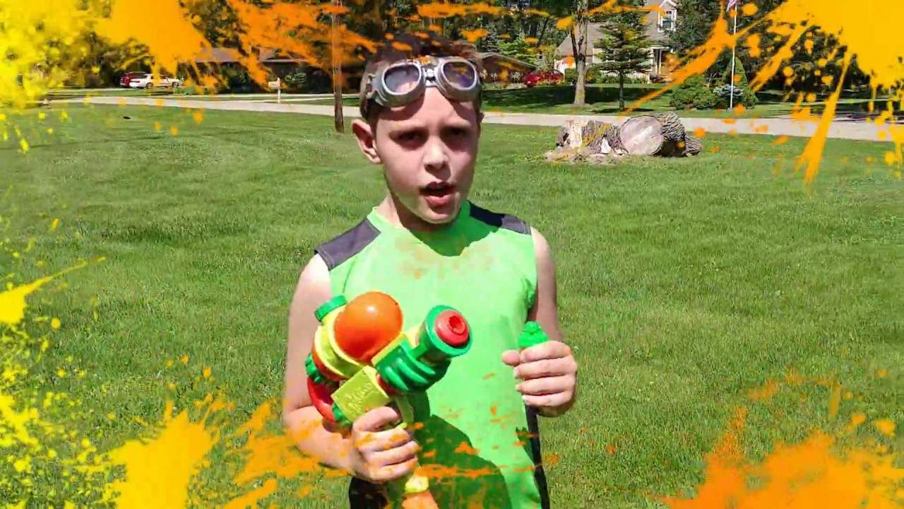 TEST & REVIEW Nintendo Splatoon 2 Inkling Splattershot Blaster Ink Goo ...