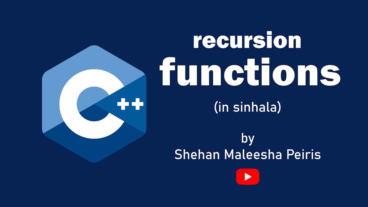 c++ recursion functions discussing model questions || in Sinhala || by shehan maleesha - YouTube
