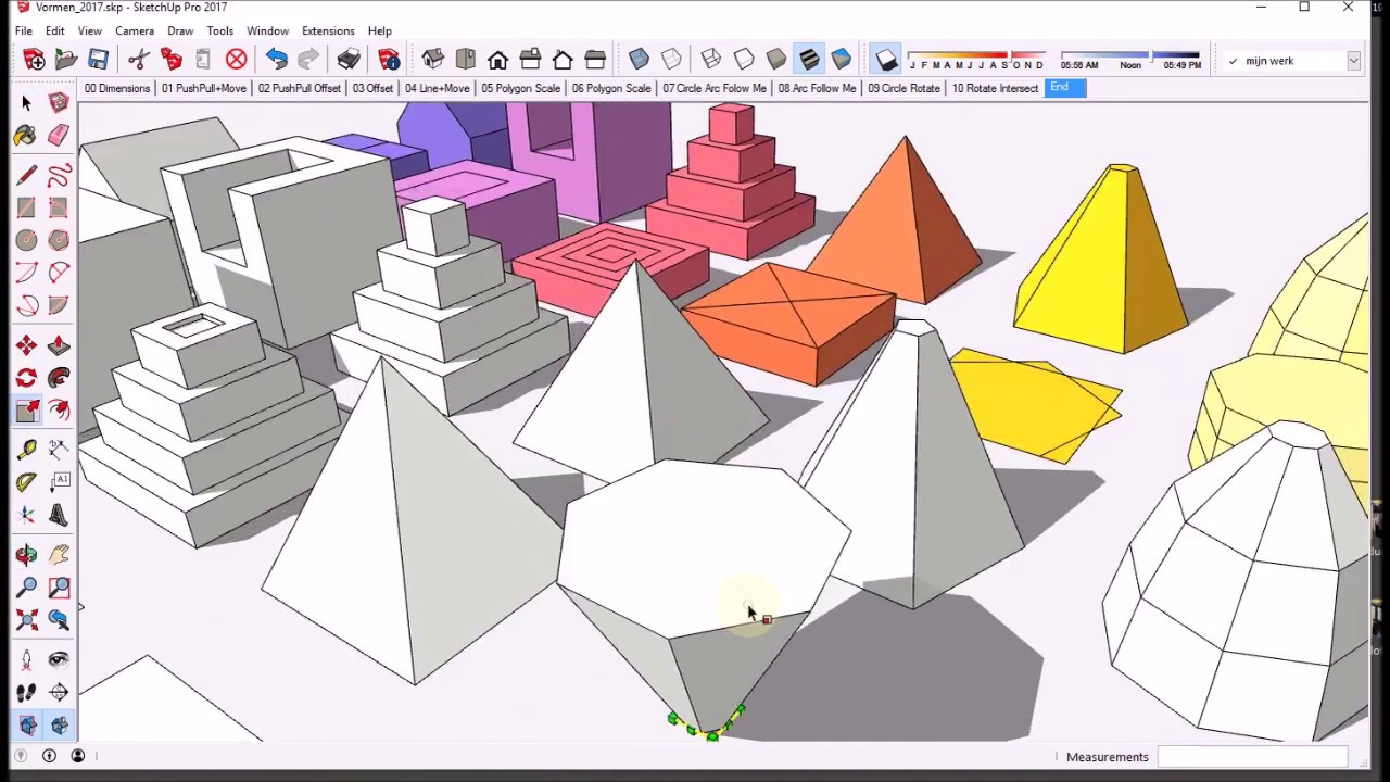 Sketchup 2017 Vormen - Make Group - YouTube