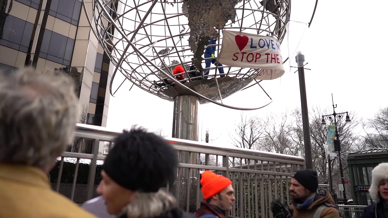 Reverend Billy and the Stop Shopping Choir occupy the globe at Columbus ...