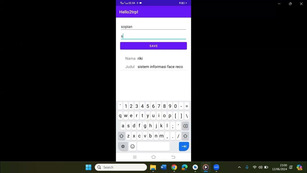 Insert & View Real time Database Firebase with Android Kotlin - YouTube