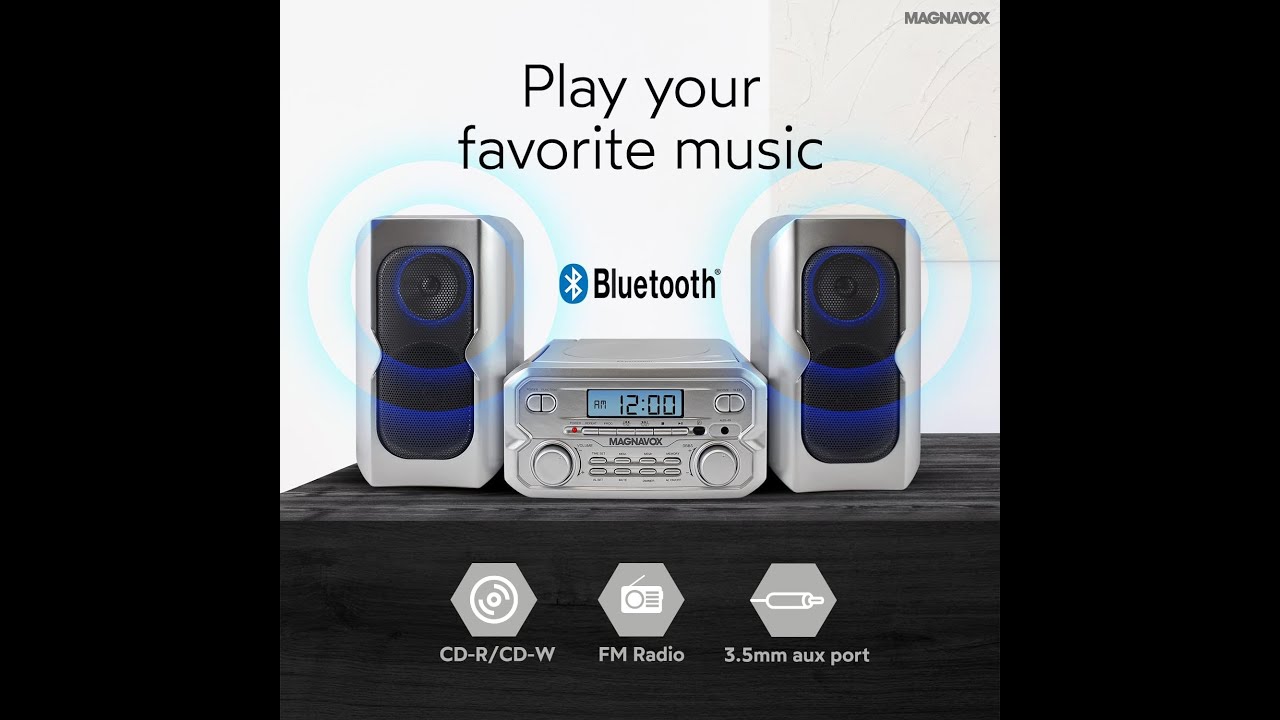 Magnavox MM435M2-SL Review: Compact CD Shelf System with Digital FM ...