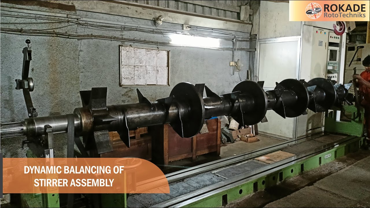Dynamic Balancing of Stirrer Assembly - ROKADE Group - YouTube