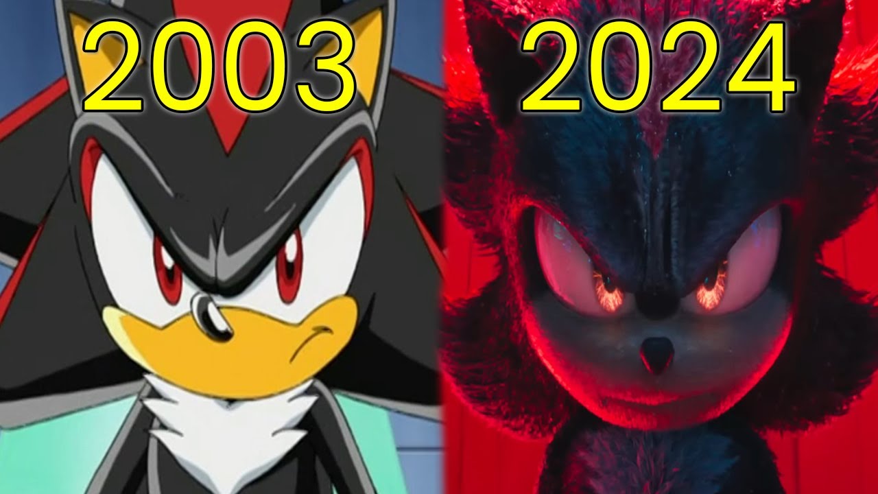 Evolution of Shadow The Hedgehog in Movies & TV (2003-2024) - YouTube