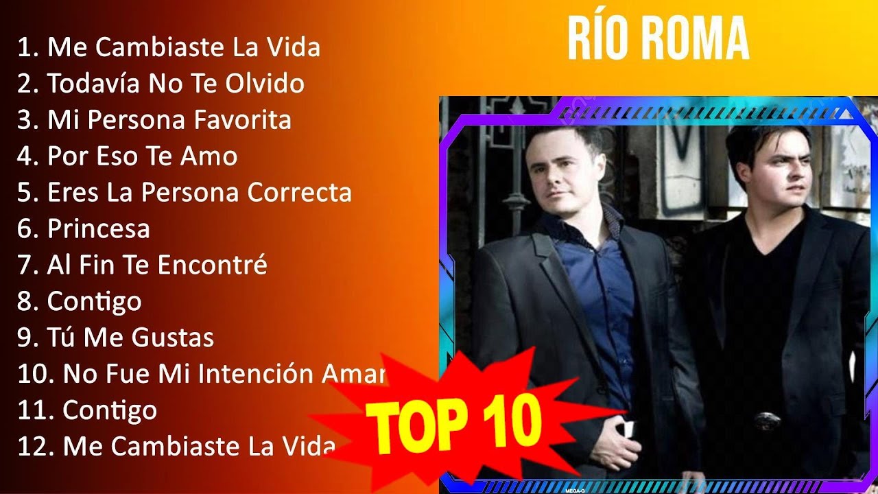 Río Roma 2023 - 10 Grandes Exitos - Me Cambiaste La Vida, Todavía No Te ...