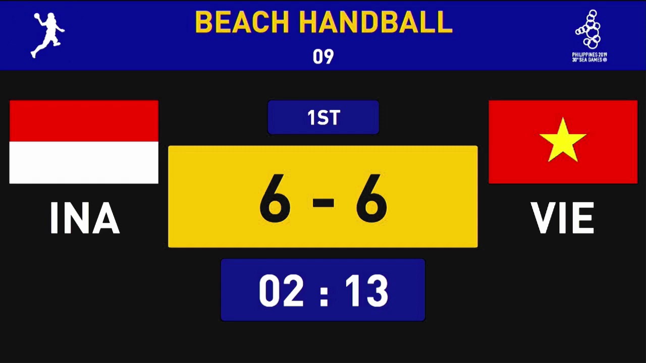 Beach handball Sea Games INDONESIA VS VIETNAM. - YouTube